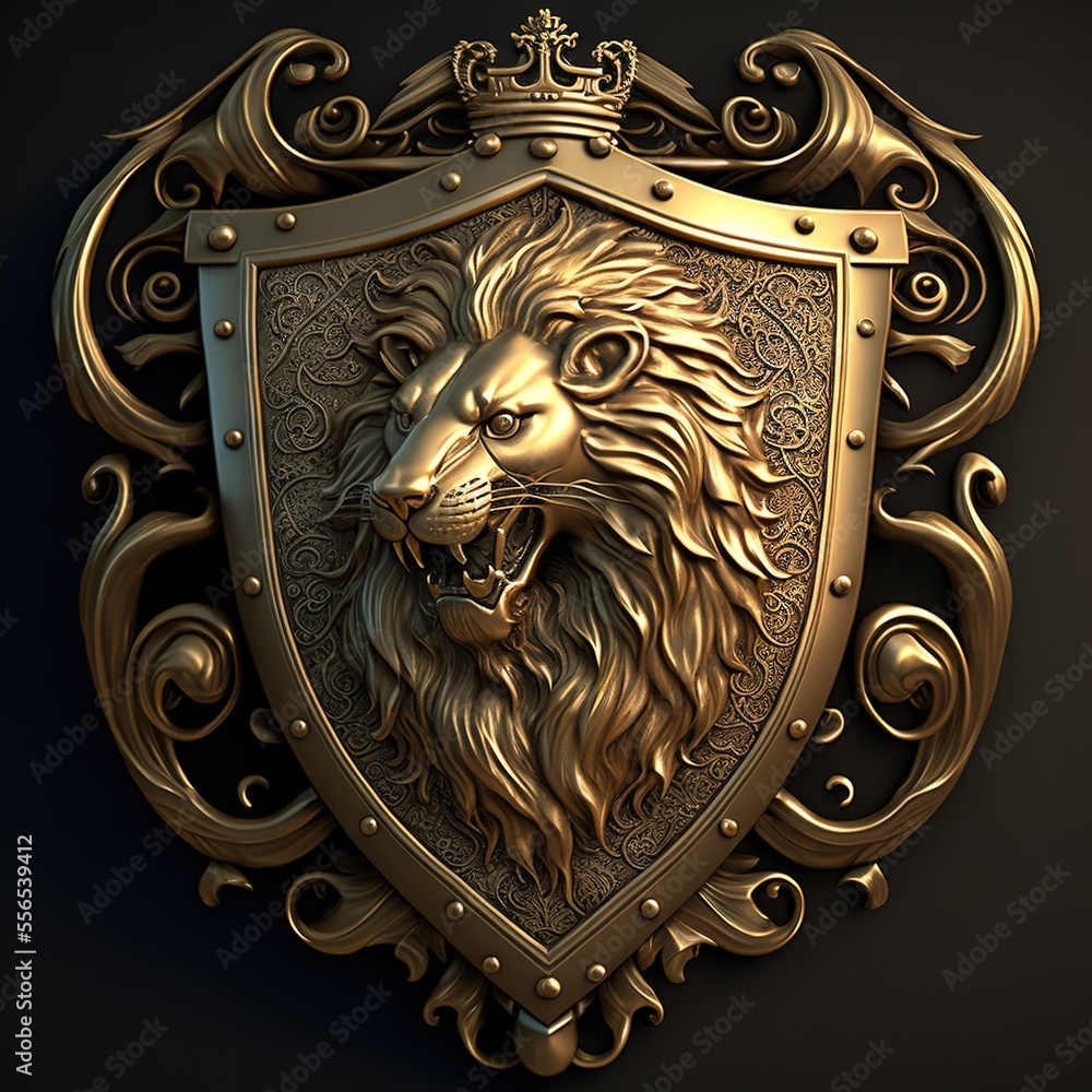 Lion Head Shield