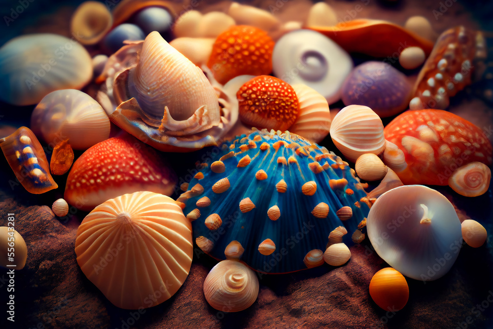 Colourful Sea Shells