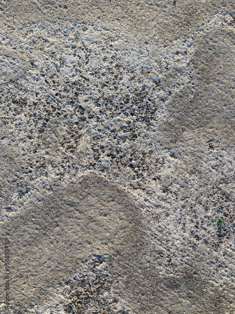Worn concrete texture with exposed aggregate. interior and exterior ...
