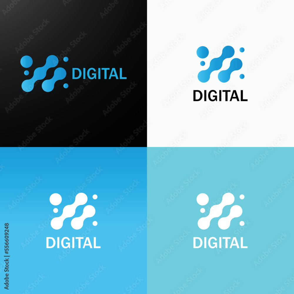 Modern Logo Technology For Business, Creative Technology Symbols For ...