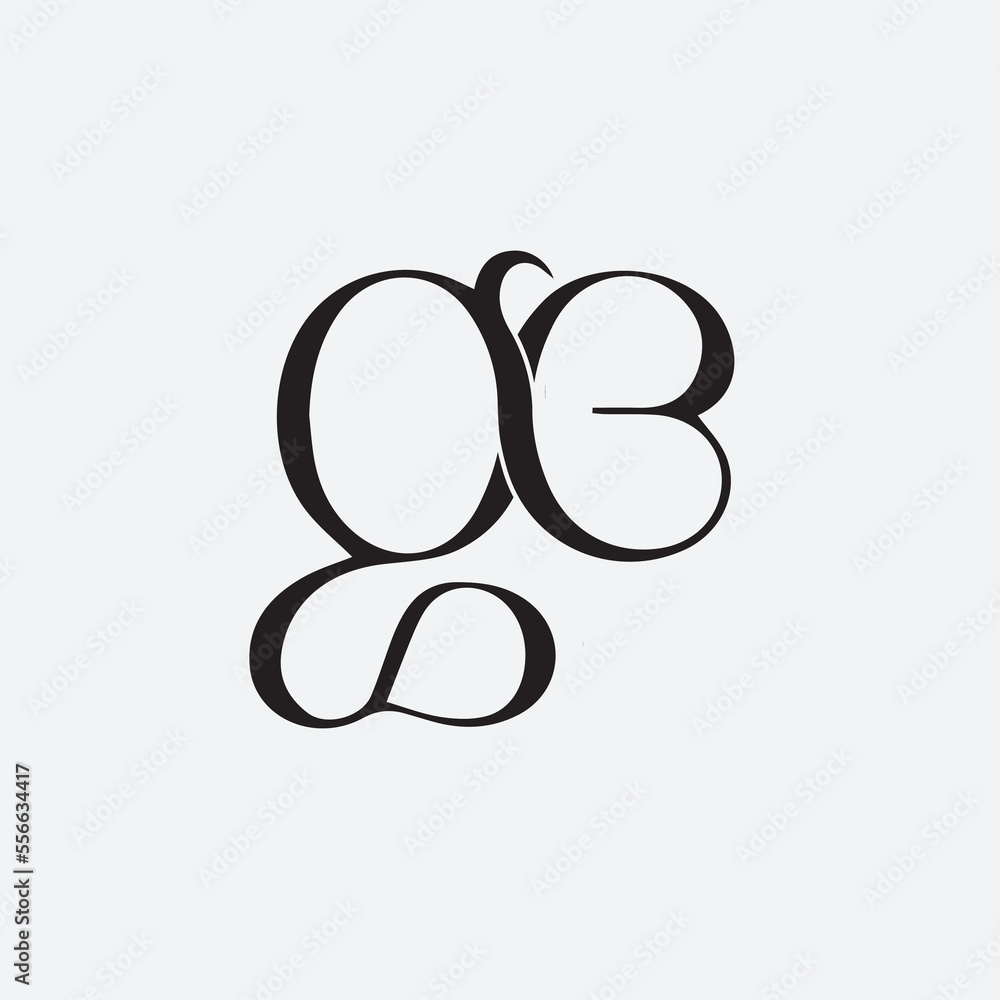 Initial Letter GE Logo Design Creative Modern Symbol Icon Stock Vector ...