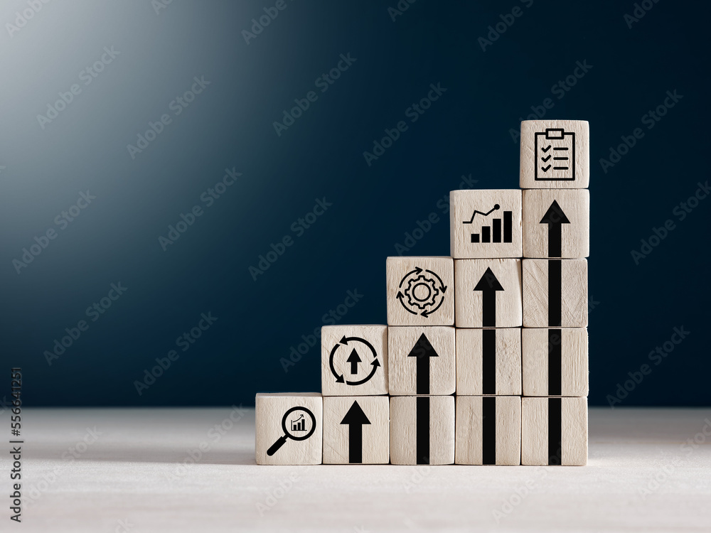 Kaizen concept. Continuous quality improvement and standardization in ...