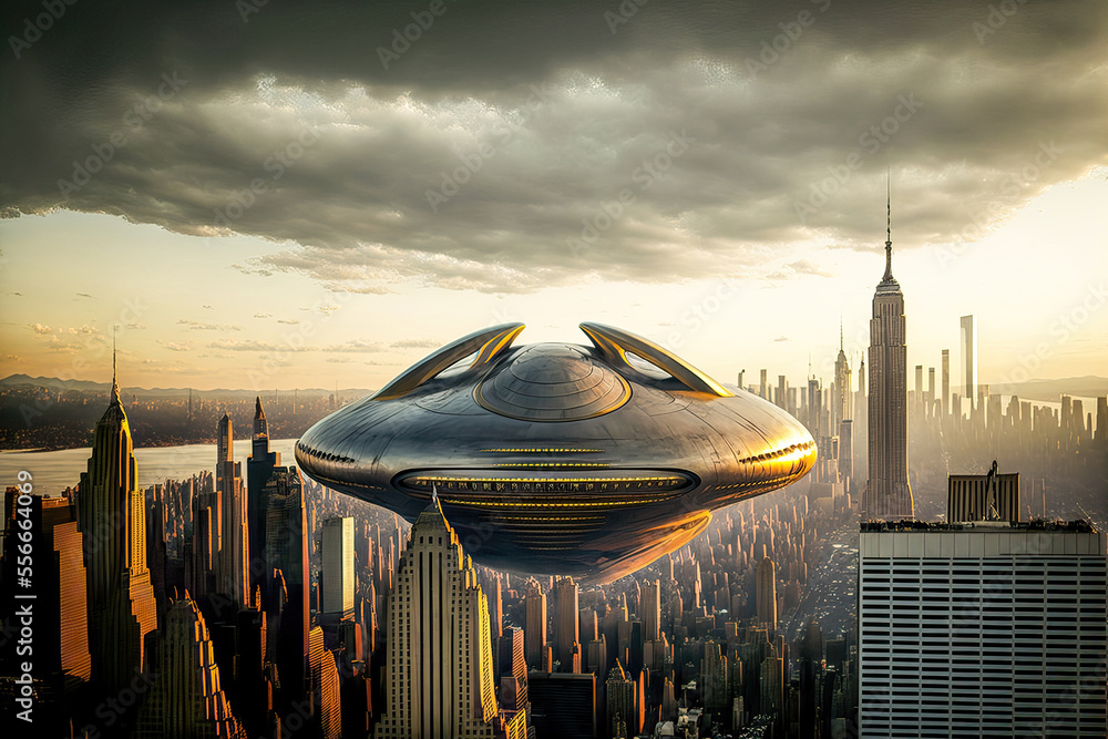 UFO Raumschiff Aliens Fliegende Untertasse Ausserirdische Invasion ...