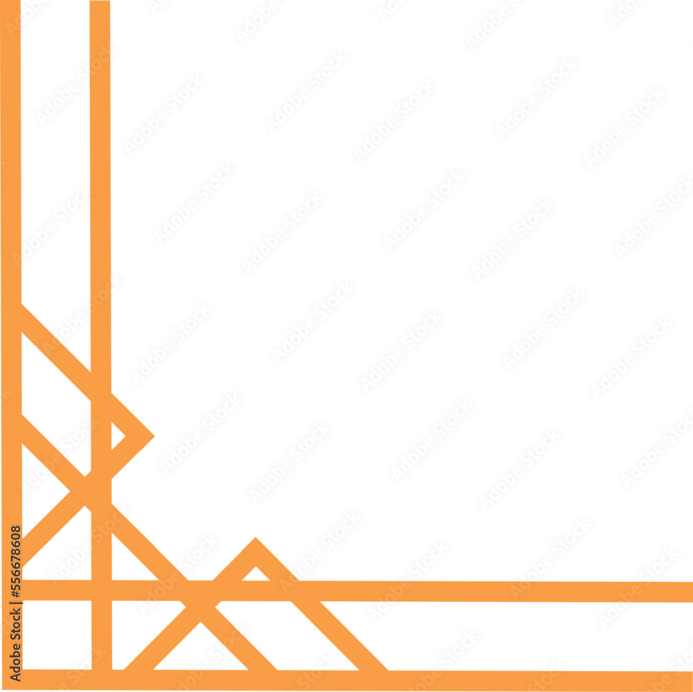 Islamic Corner Frame Stock Vector | Adobe Stock