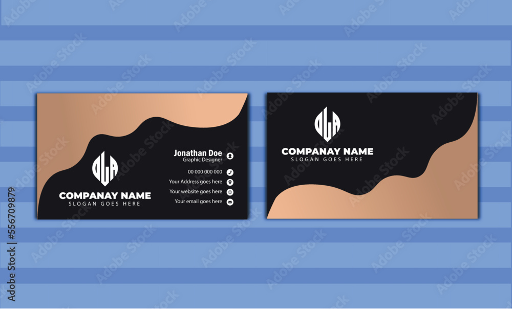 Director business card design template. Luxury and elegant background ...