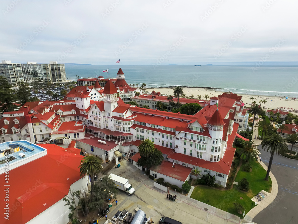 Foto de Overview of the iconic Hotel del Coronado; Coronado, California ...