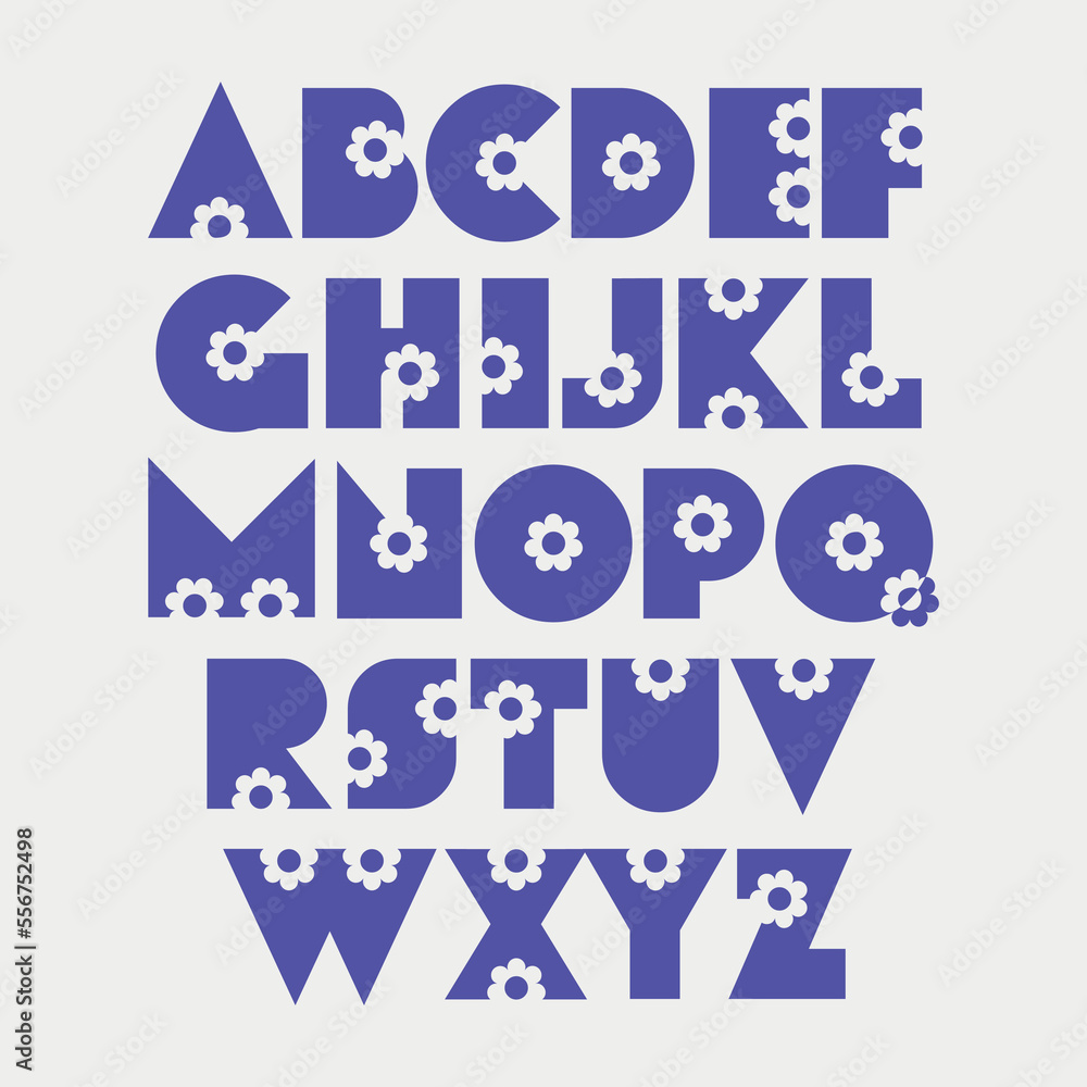 English Alphabets Vector illustration Stock Vector | Adobe Stock