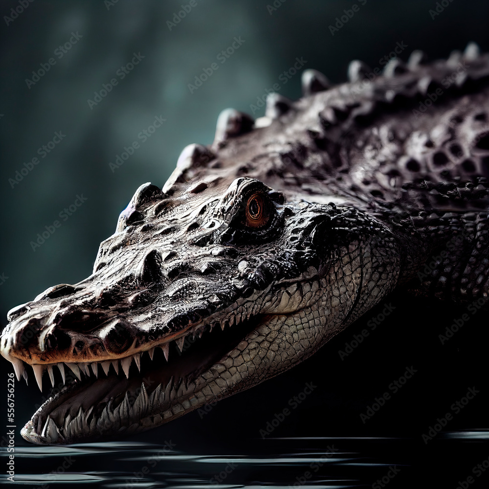 Crocodile. Alligator. Animal characters for cartoons. Illustration for ...