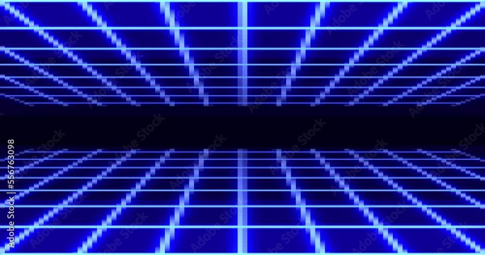 Animation of pixel art 80s Retro sci-Fi background. Pixel art 8bit ...