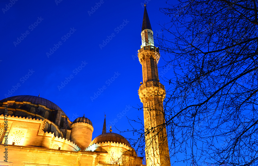 Sehzade Mosque, located in Istanbul, Turkey, was built by Mimar Sinan ...