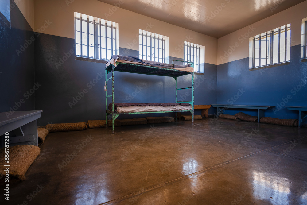 Robben Island Prison in South Africa; Robben Island, Cape Town, Western ...