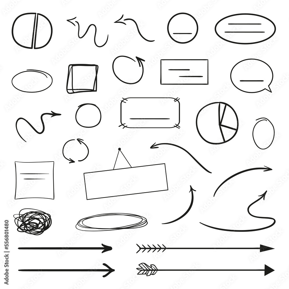 Infographic elements isolated on white. Set of different indicator ...