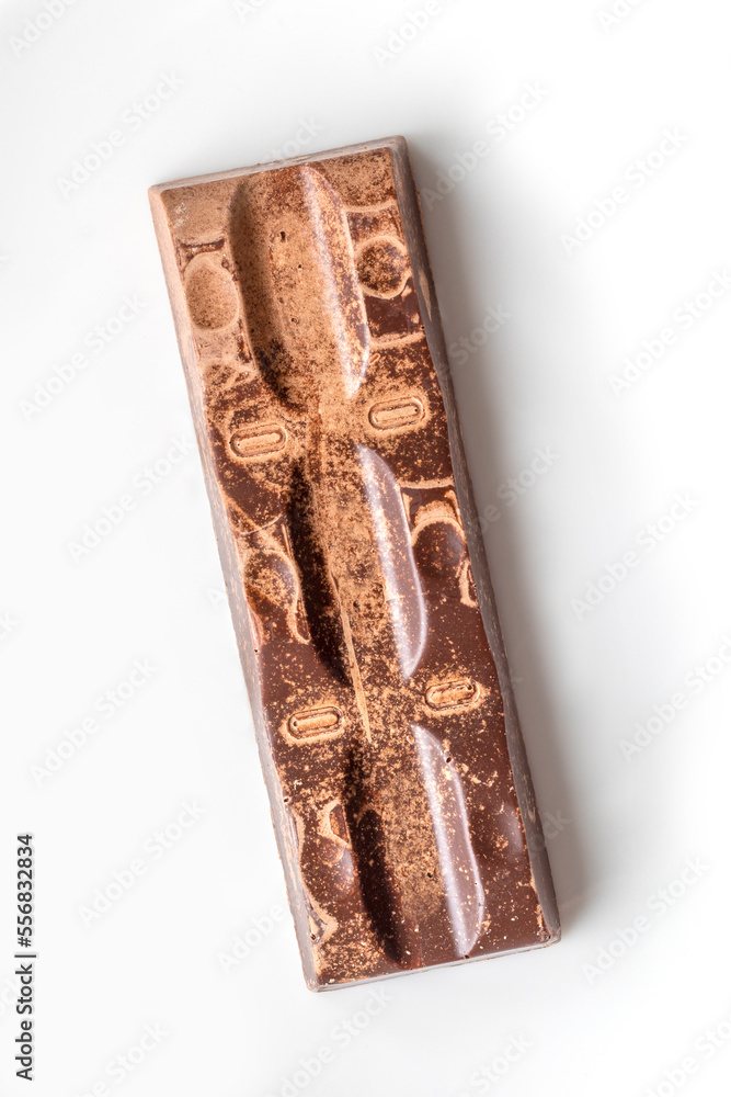 Expired chocolate. Violations in shelf life of products. Bloomed ...