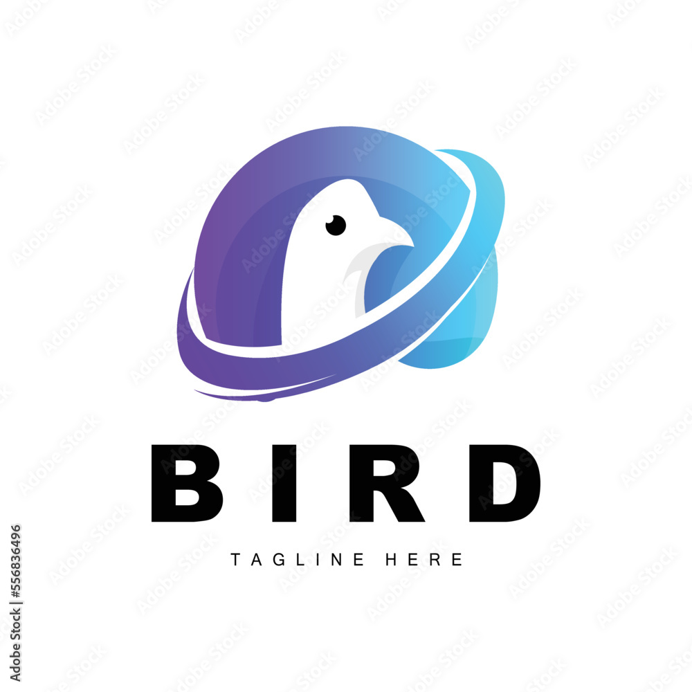 Bird Logo, Bird Wings Vector, Minimalist Design, For Product Branding ...