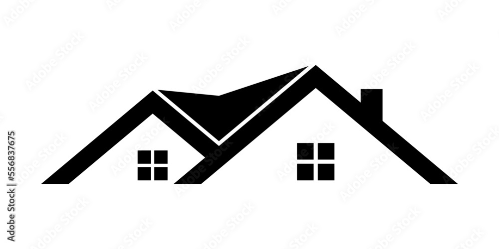 House Roof Logo Stock Vector Adobe Stock