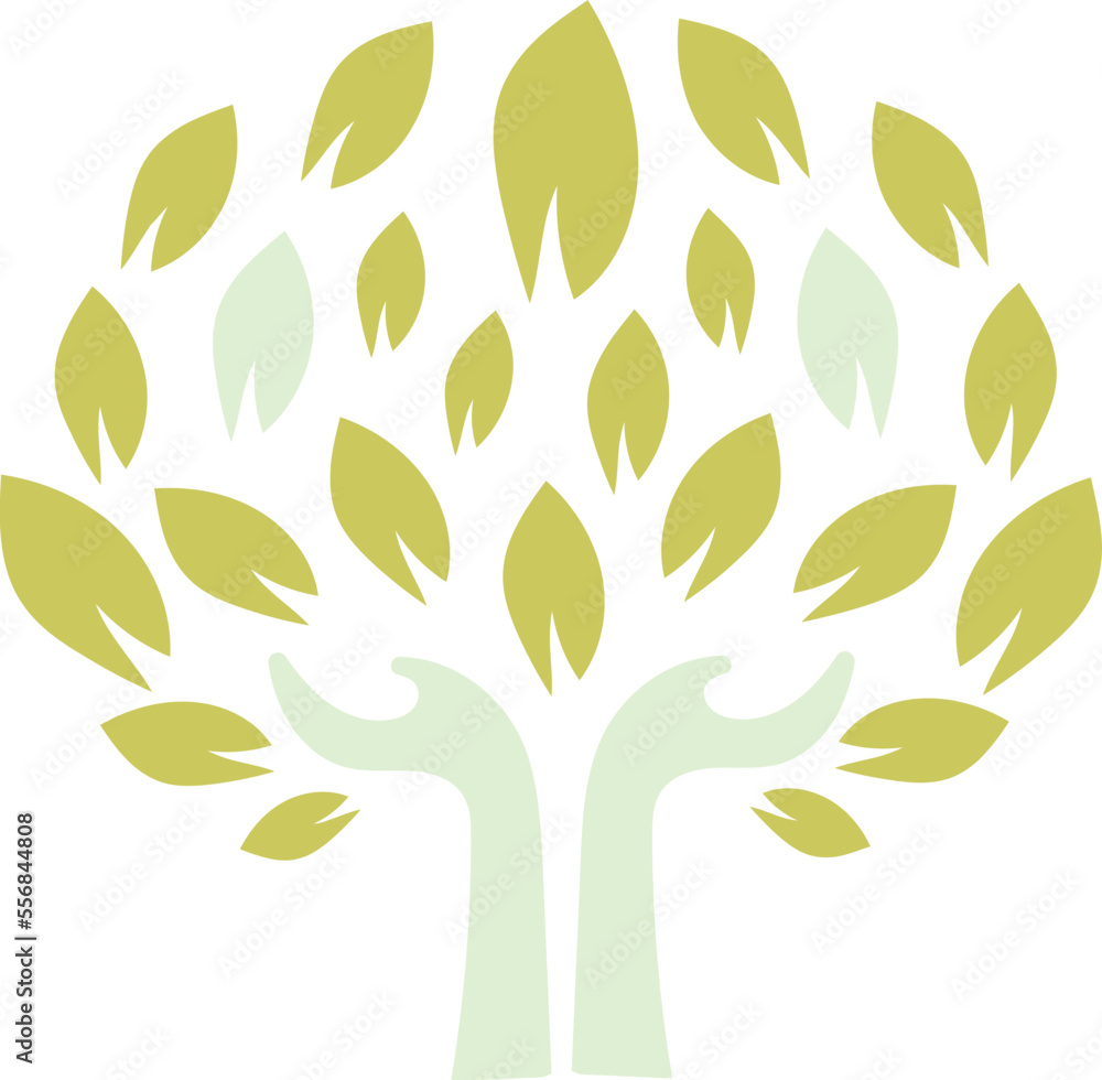 Save tree illustration Stock Vector | Adobe Stock