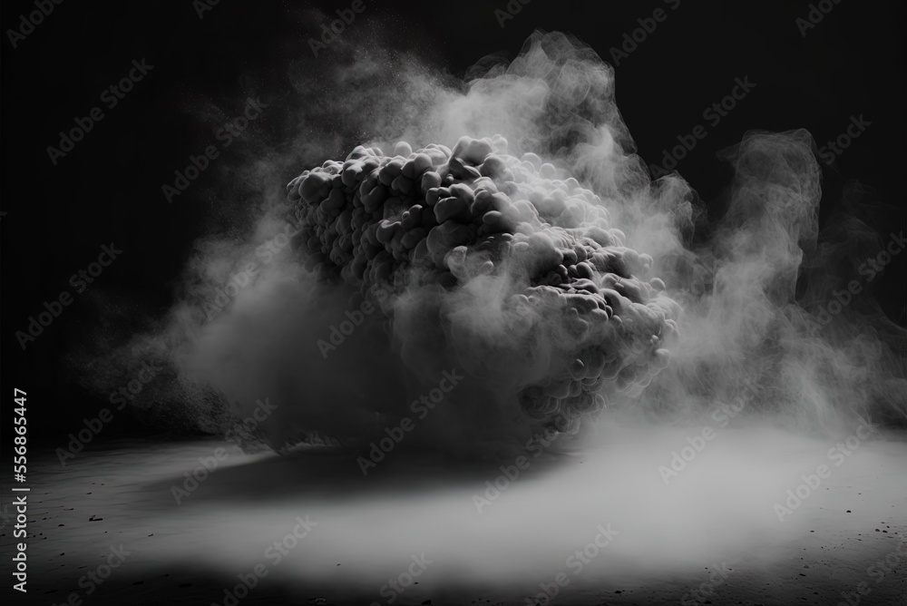 steam cloud, mist, fog, or fog-like texture Generative AI Stock ...