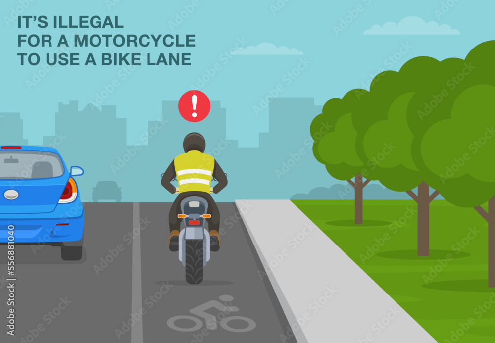 Safe motorcycle riding rules and tips. It is illegal for a motorcycle ...