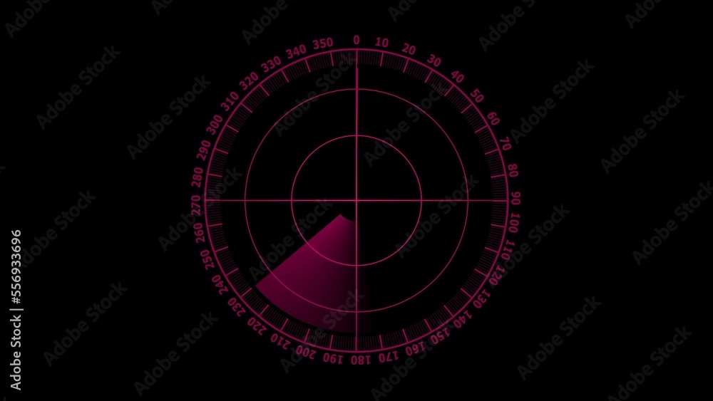 dynamic color radar screen with world map .Digital green realistic ...
