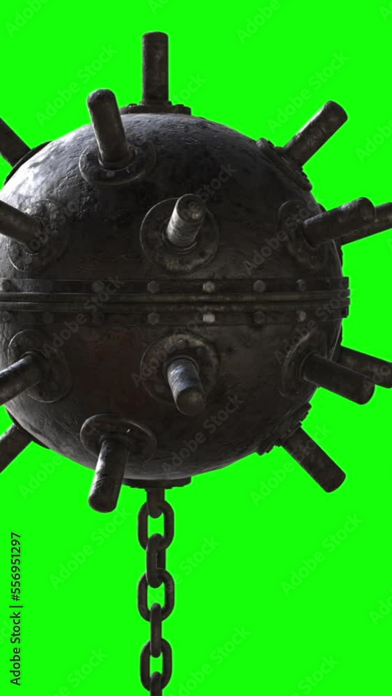 vertical video animation - 3d rendering on the green screen . Naval ...