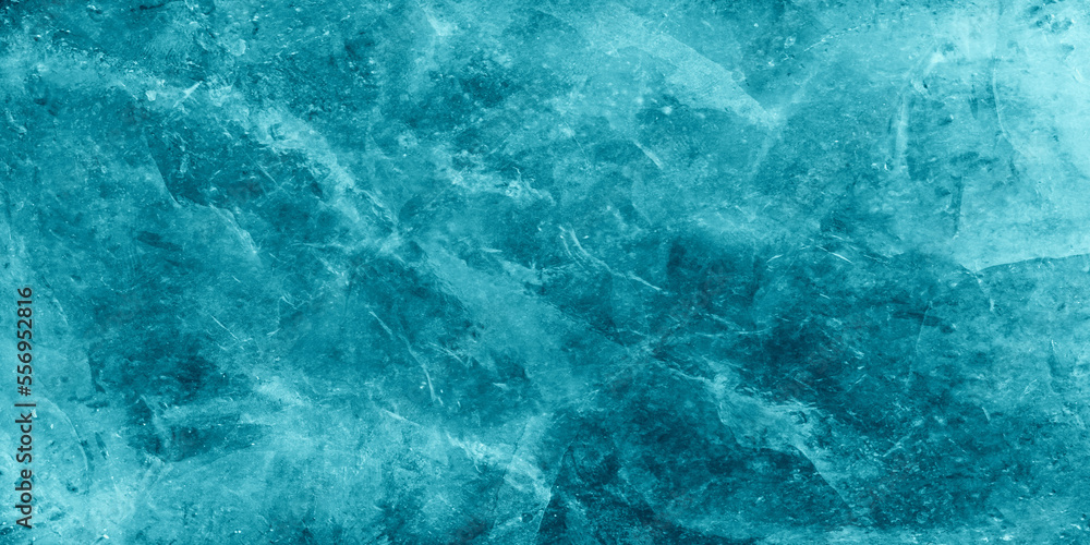 ice water winter background, frozen cracks grunge texture dark blue ...