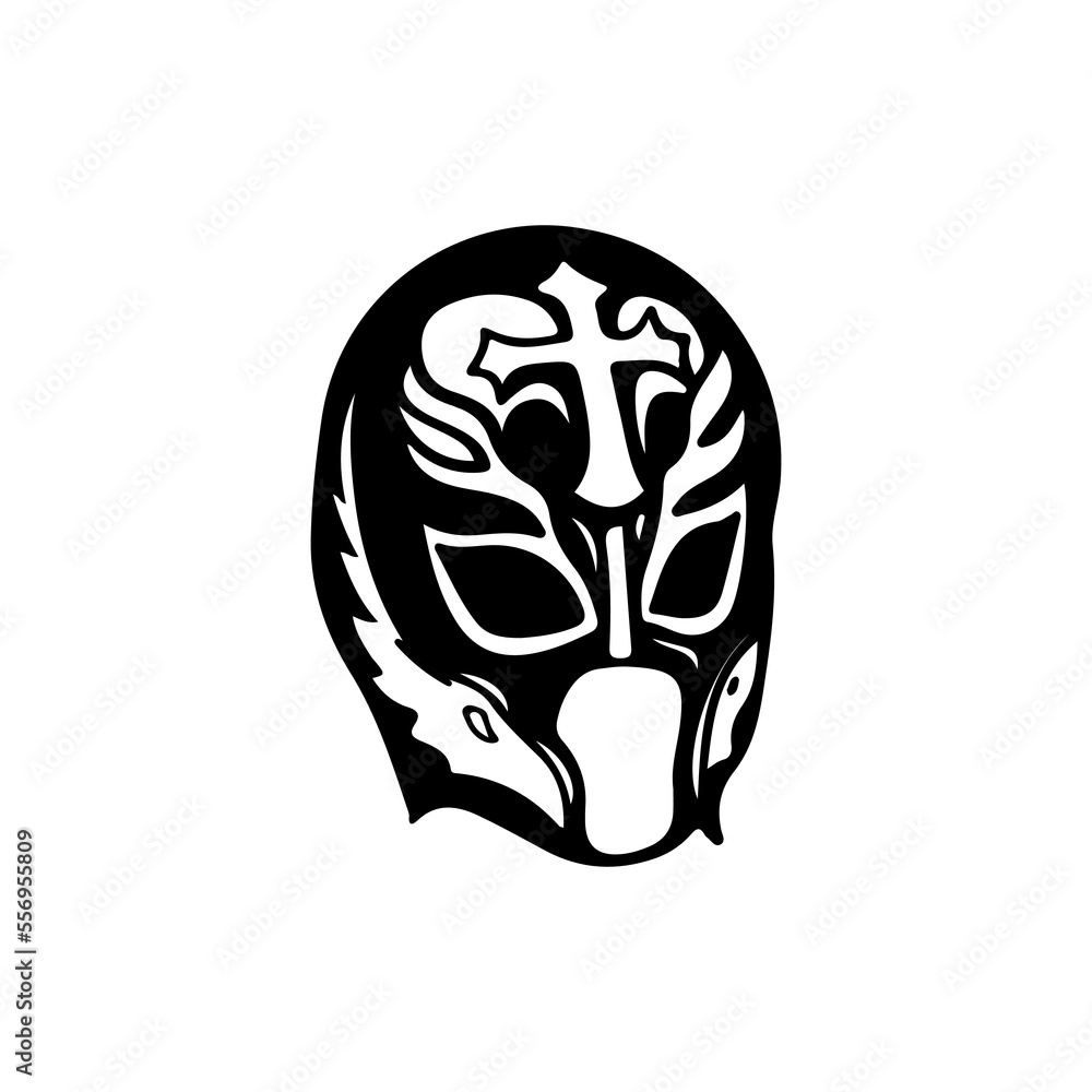 vector illustrator mask wrestler concept Stock Vector | Adobe Stock