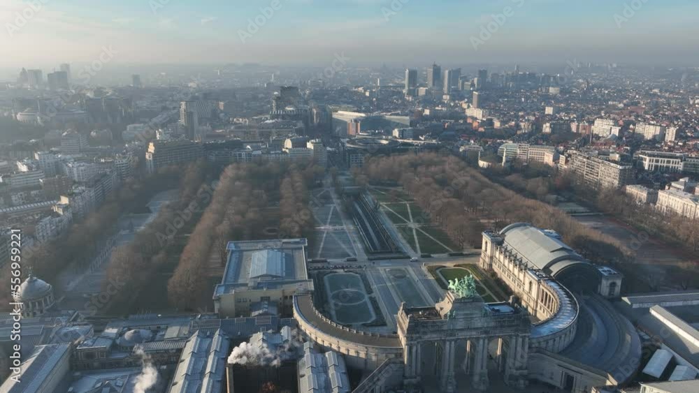 Jubelpark, Park of the Fiftieth Anniversary in Brussels, Belgium ...