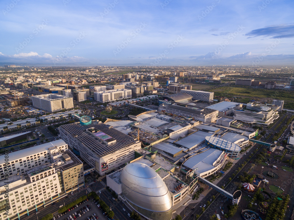 Mall of Asia in Manila, Philippines. Beautiful Cityscape and one of the ...