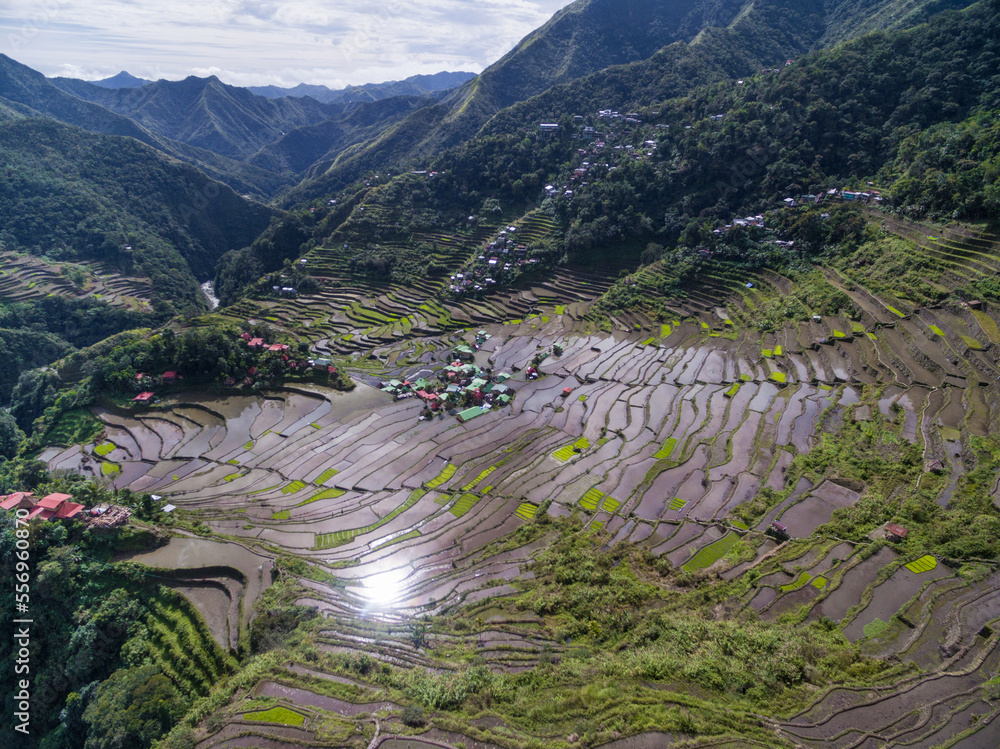 Banaue Rice Terraces in Philippines. Landscape and Nature. Beautiful ...