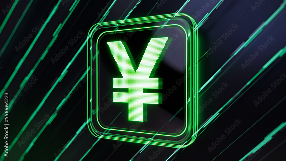 Yen or yuan symbol sign. Currency icon. Money. Exchange rate display ...