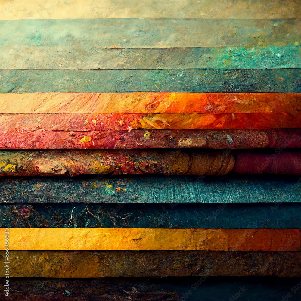 Texture background of old colour dirty crumbling brick wall. Uneven ...