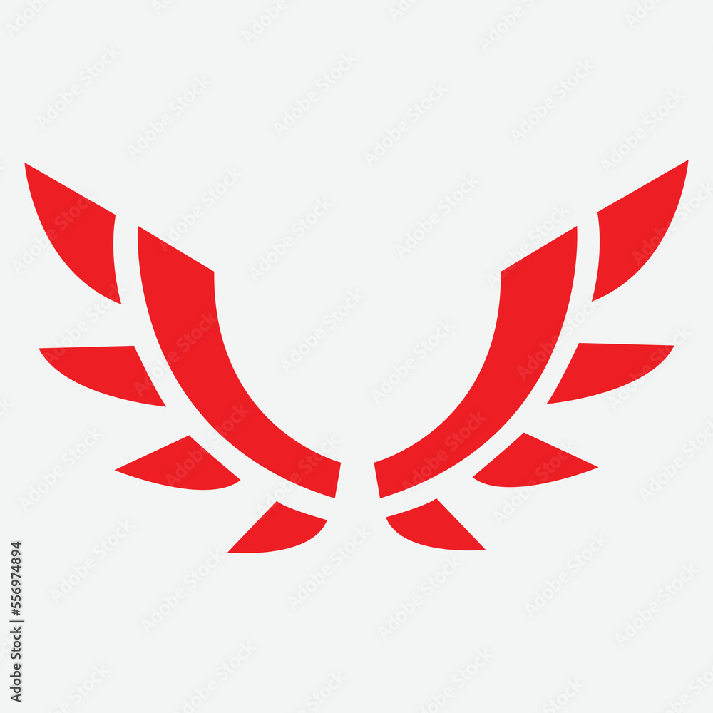 Wings Logo abstract design vector template Wings Logo. Aircraft Wings ...