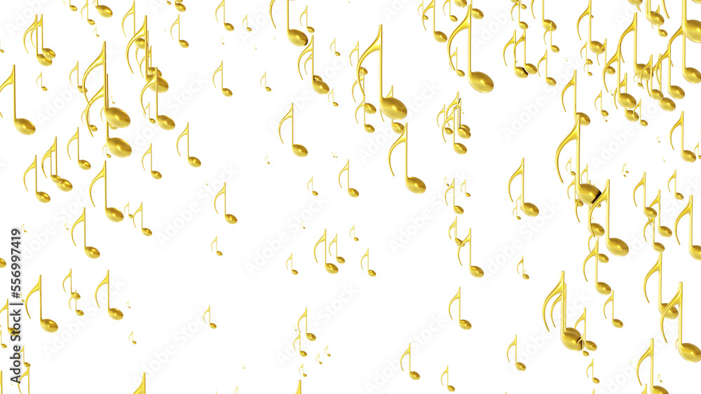 Golden music note png, Music note transparent background, note png ...