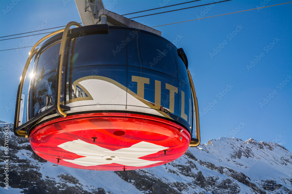 Rotair Gondola forms part of the route connecting Engelberg to the ...