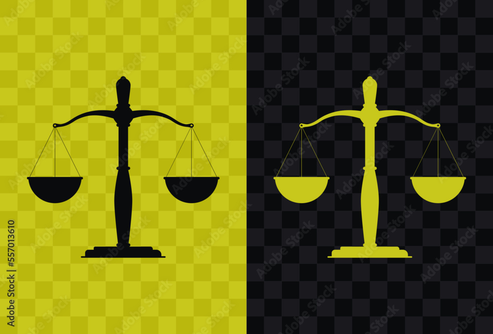 Scales, high quality vector silhouette icon. Scales icon silhouette ...