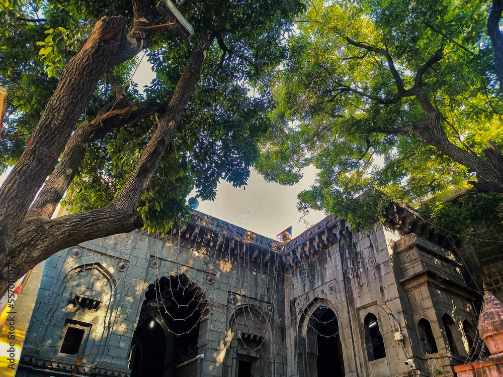 Stock photo of Tuljabhavani Mata Mandir or temple inside view, temple ...