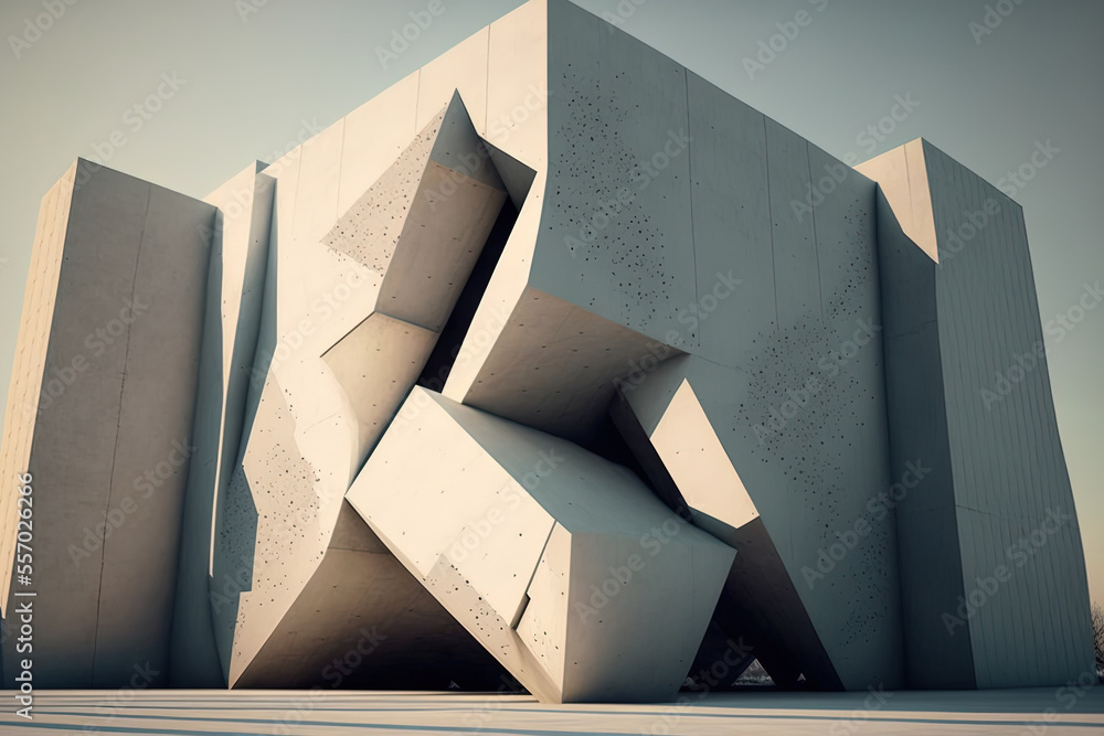 exterior specifics A geometric structure shatters the structure ...