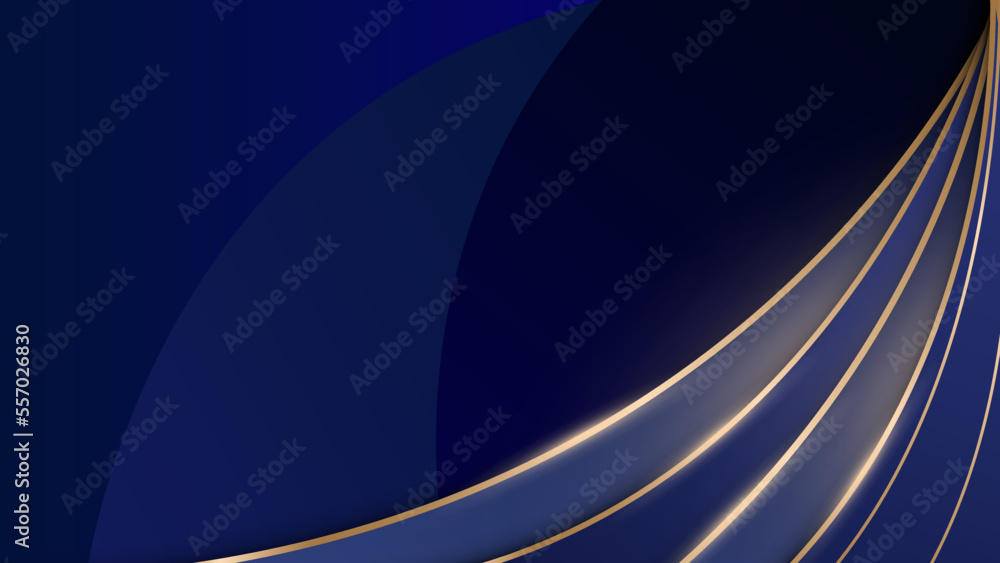 Abstract blue and gold background Stock Vector | Adobe Stock