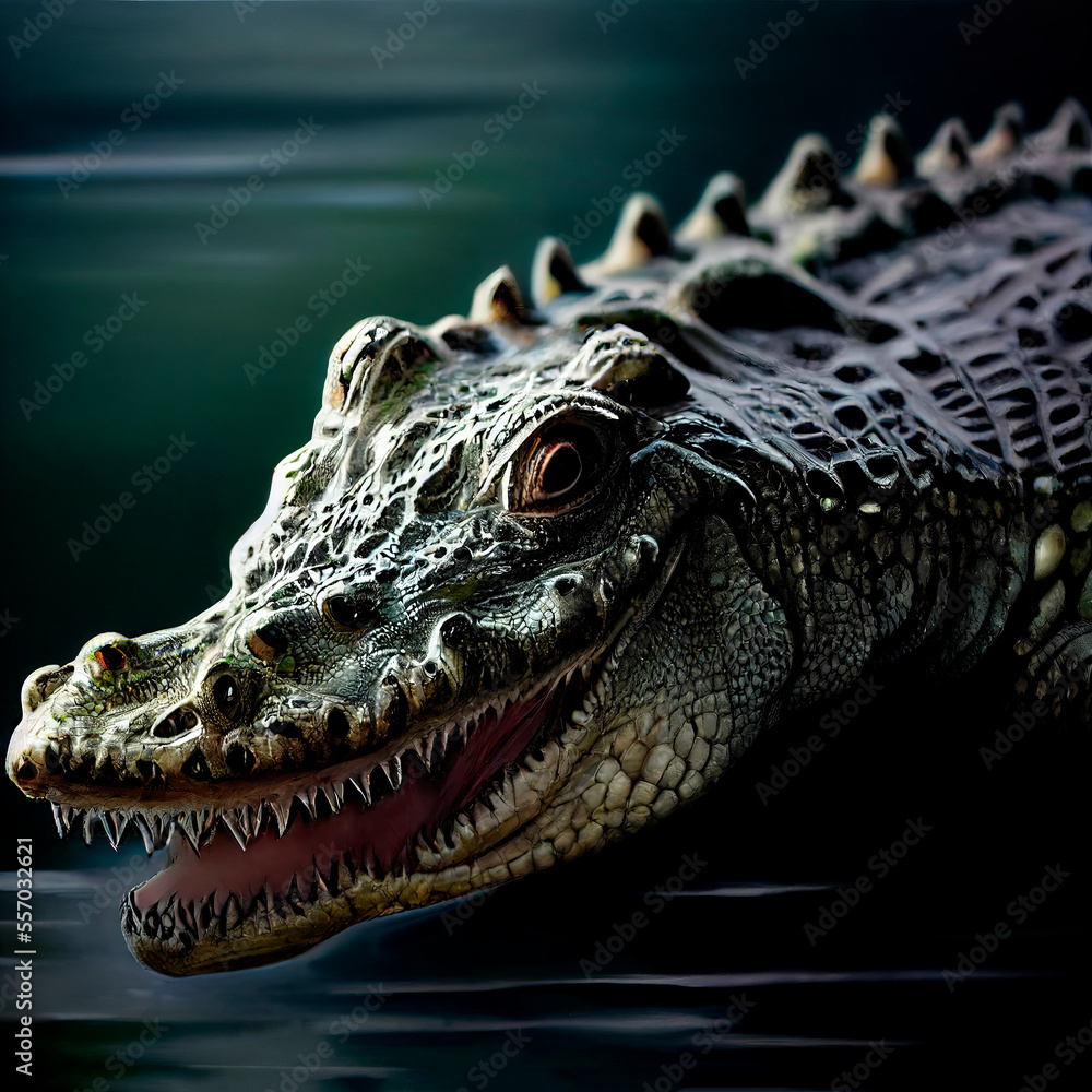 Crocodile. Alligator. Animal characters for cartoons. Illustration for ...