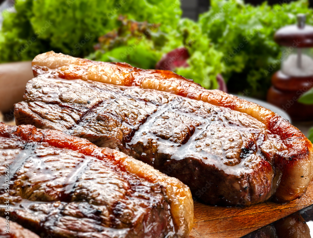 Grilled picanha, traditional Brazilian cut! Stock Photo | Adobe Stock
