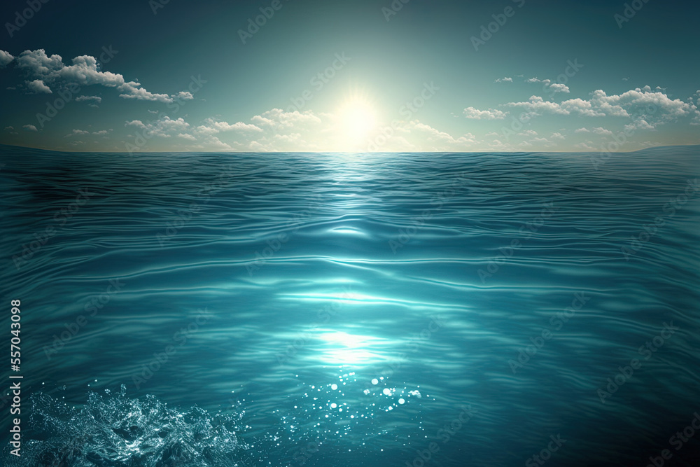 picture of a sea with crystal clear water transparent sea, lake, or ...