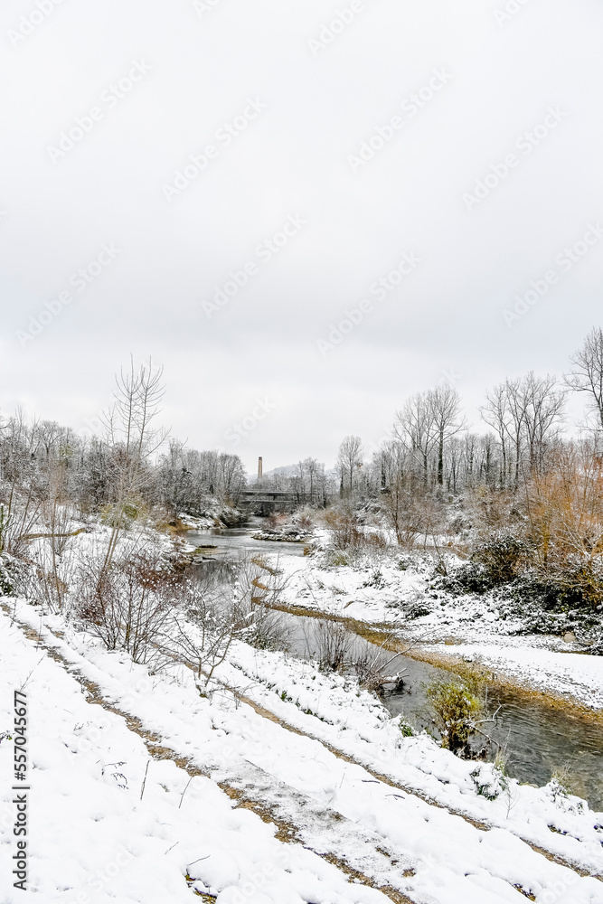 Münchenstein, Birs, Fluss, Birstal, Baselland, Arlesheim, Reinach, Wald ...