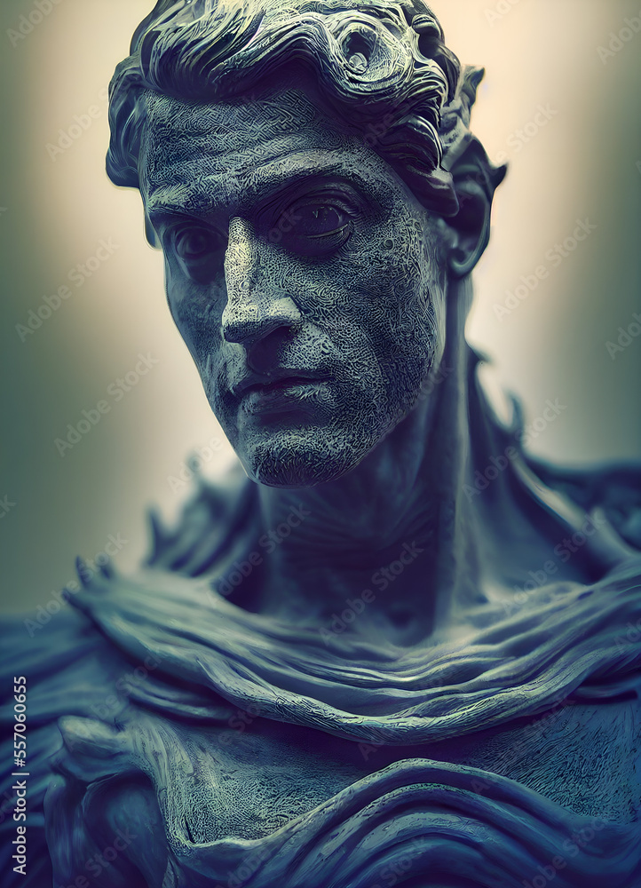 Statue of Hades, the ancient Greek religion and myth, is the god of the ...