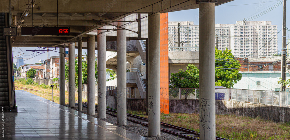 Estação Metro Recife Brasil Station Zona Sul Stock Photo | Adobe Stock