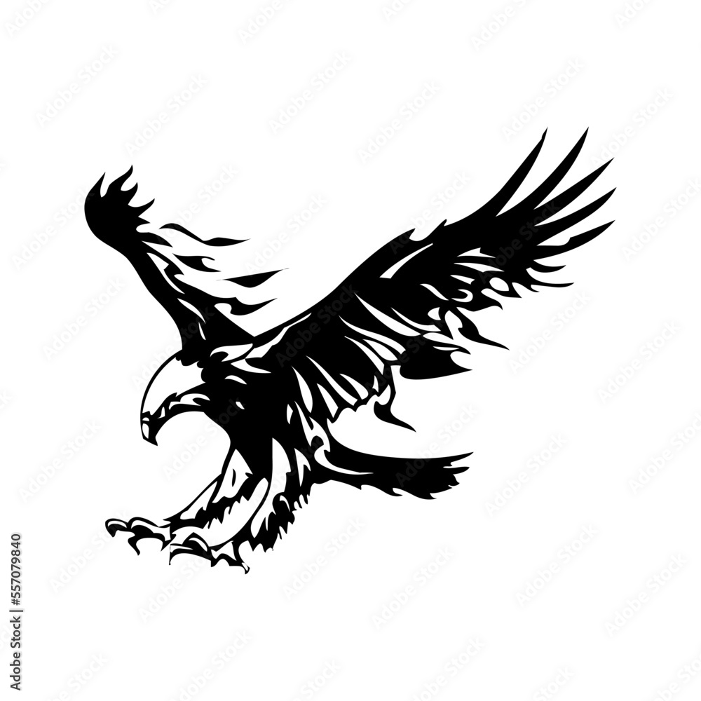 eagle logo vector. eagle silhouette various design models, eagle head ...