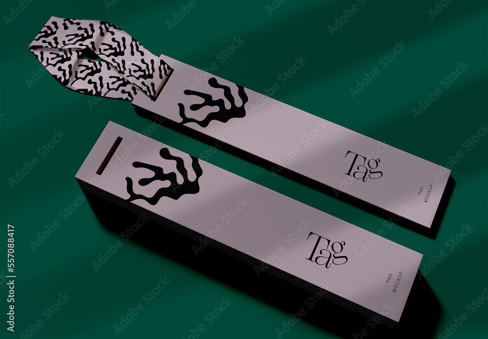 Rectangular Tag Mockup Stock Template | Adobe Stock