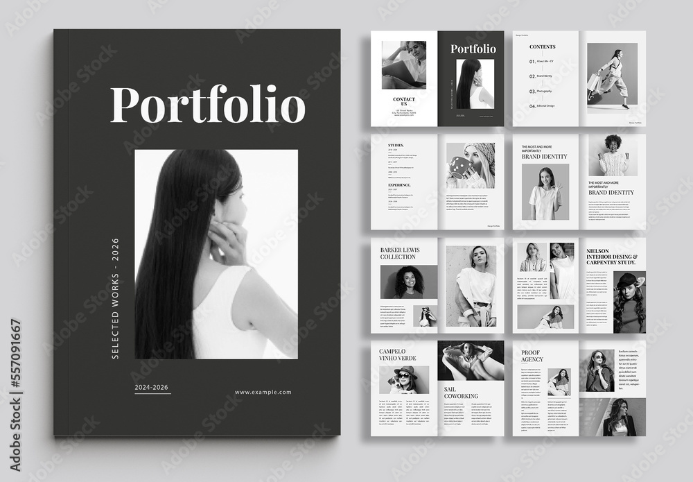 Portfolio Template Stock Template | Adobe Stock