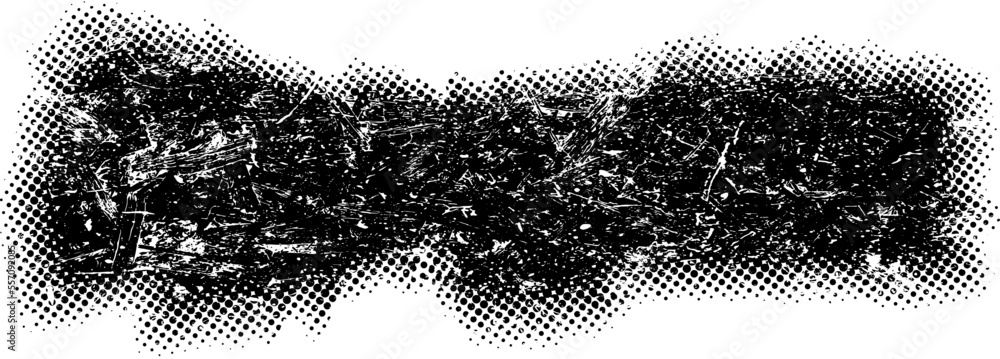 Glitch scratched grungy isolated shape. Overlay texture. Vector frame ...