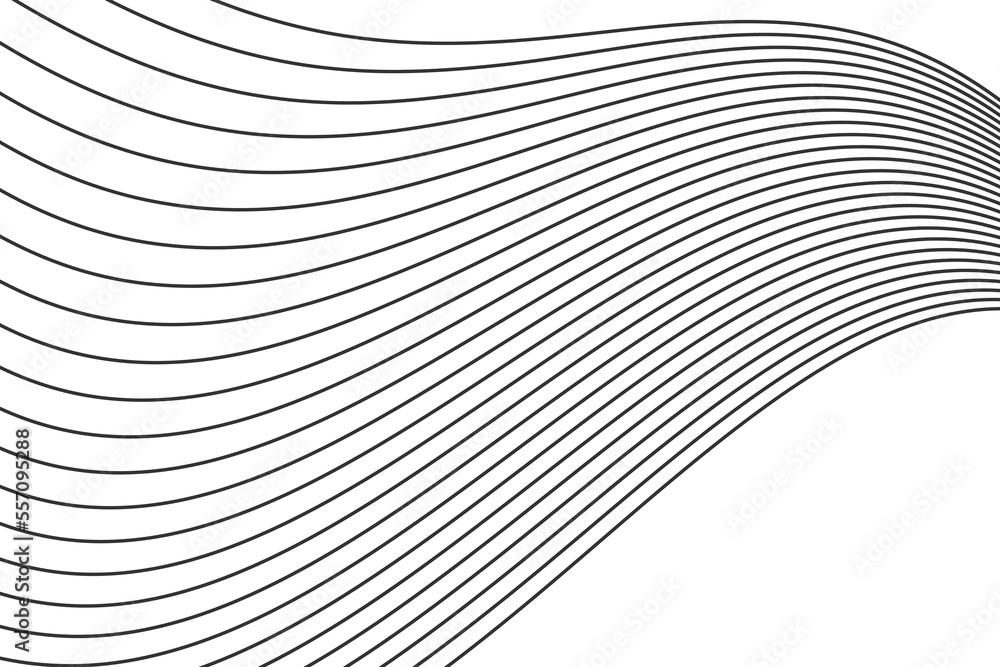 Simple wave line background. Vector illustration. Stock Vector | Adobe ...