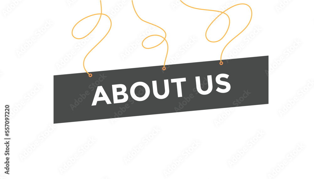 About us button web banner templates. Vector Illustration Stock Vector ...